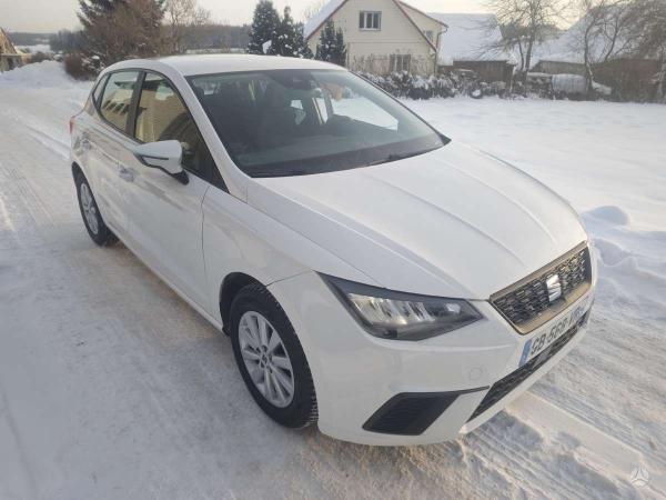 White SEAT Ibiza 2021 in Telschi, with an engine capacity of 1.00 L and mileage of 41 thousand km for 5500 €, photo 10 on AUTOMOTO.COM.LV