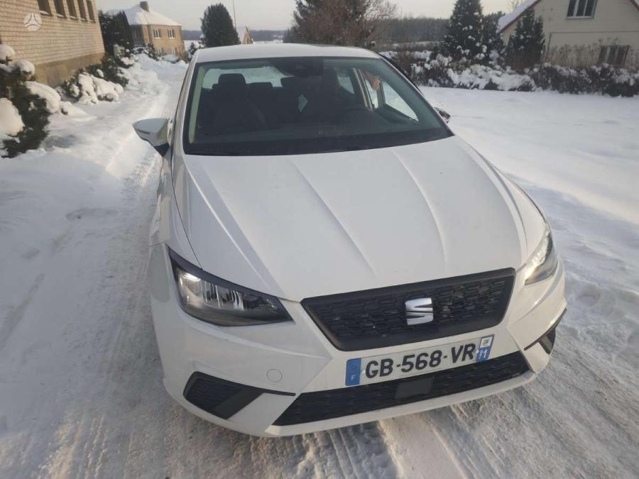 White SEAT Ibiza 2021 in Telschi, with an engine capacity of 1.00 L and mileage of 41 thousand km for 5500 €, photo 12 on AUTOMOTO.COM.LV