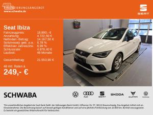 Balts SEAT Ibiza 2021 Kauņa, ar dzinēja tilpumu 1.50 L un nobraukumu 35 tūkst. km par 21583 €, foto  vietnē AUTOMOTO.COM.LV