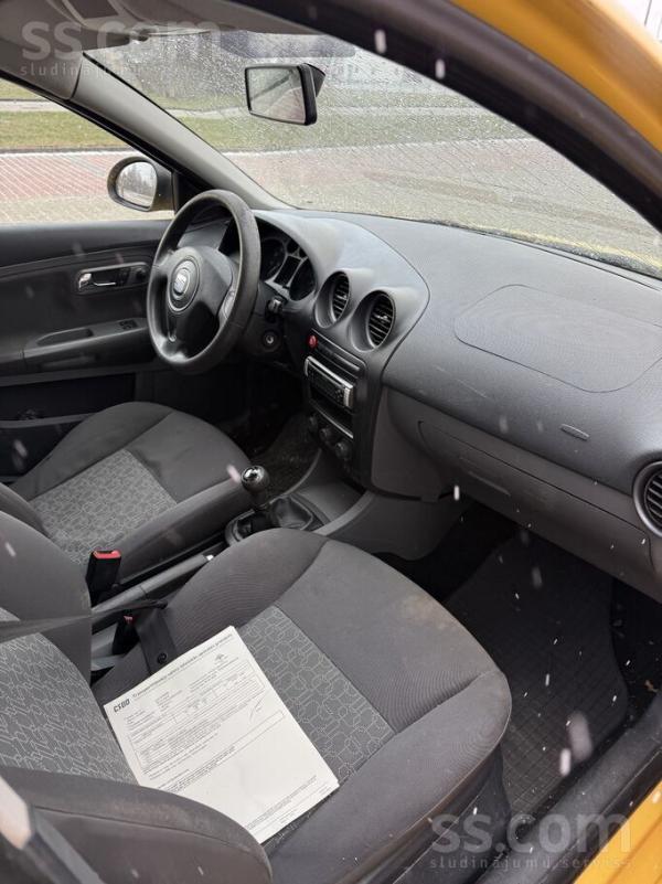 Dzeltens SEAT Ibiza 2007 Ventspils, ar dzinēja tilpumu 1.40 L un nobraukumu 181 tūkst. km par 950 €, foto 7 vietnē AUTOMOTO.COM.LV
