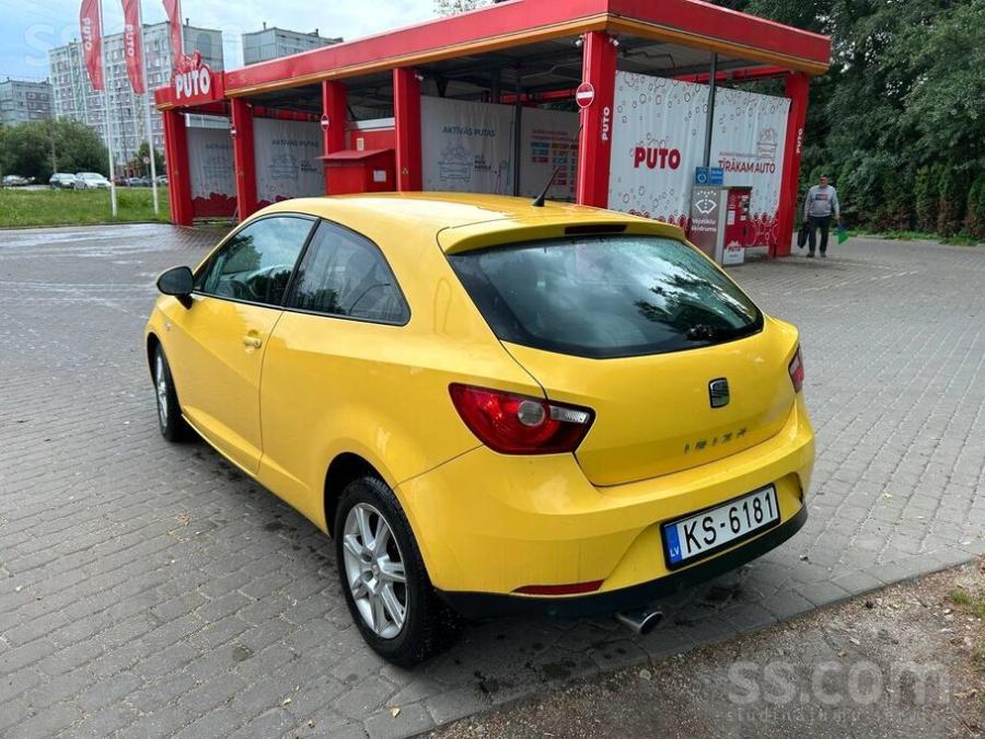 Dzeltens SEAT Ibiza 2009 Rīga, ar dzinēja tilpumu 1.90 L un nobraukumu 172 tūkst. km par 900 €, foto 3 vietnē AUTOMOTO.COM.LV
