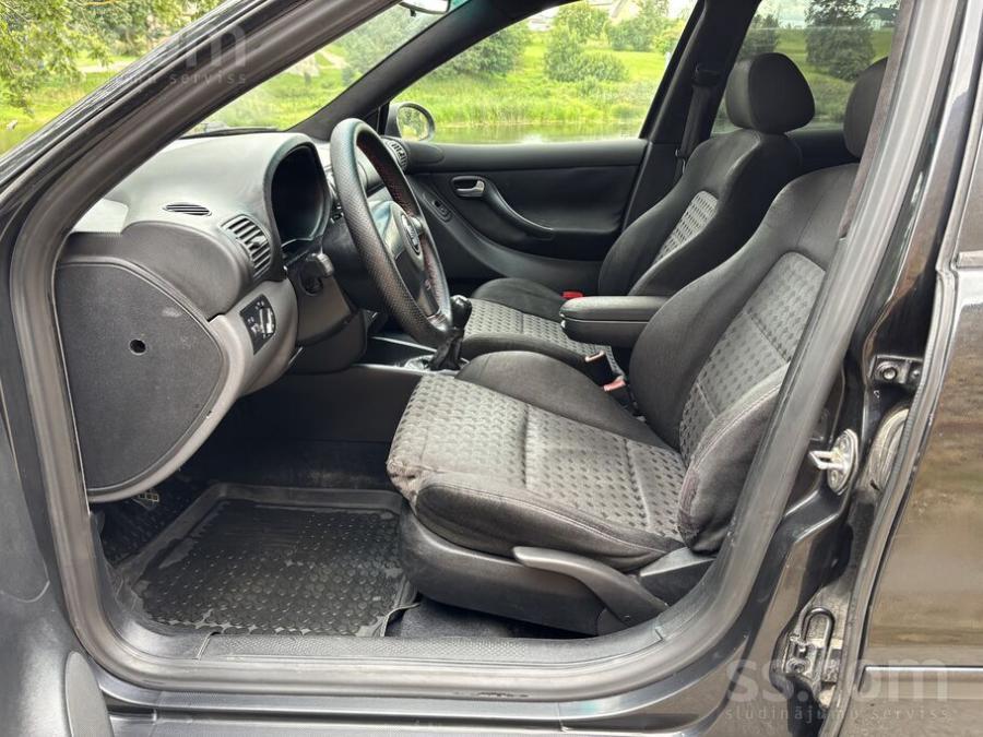 Black SEAT Leon 2002 in Bauska, with an engine capacity of 1.90 L and mileage of 392 thousand km for 1500 €, photo 20 on AUTOMOTO.COM.LV