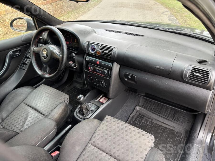 Black SEAT Leon 2002 in Bauska, with an engine capacity of 1.90 L and mileage of 392 thousand km for 1500 €, photo 24 on AUTOMOTO.COM.LV