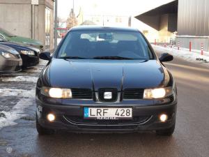 Black SEAT Leon 2005 in Vilnius, with an engine capacity of 1.90 L and mileage of 400 thousand km for 750 €, photo  on AUTOMOTO.COM.LV