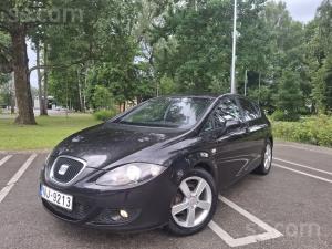 Black SEAT Leon 2005 in Riga, with an engine capacity of 2.00 L and mileage of 298 thousand km for 1480 €, photo  on AUTOMOTO.COM.LV