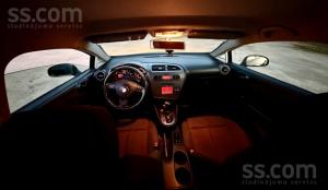 Black SEAT Leon 2005 in Jelgava, with an engine capacity of 2.00 L and mileage of 250 thousand km for 1550 €, photo 6 on AUTOMOTO.COM.LV