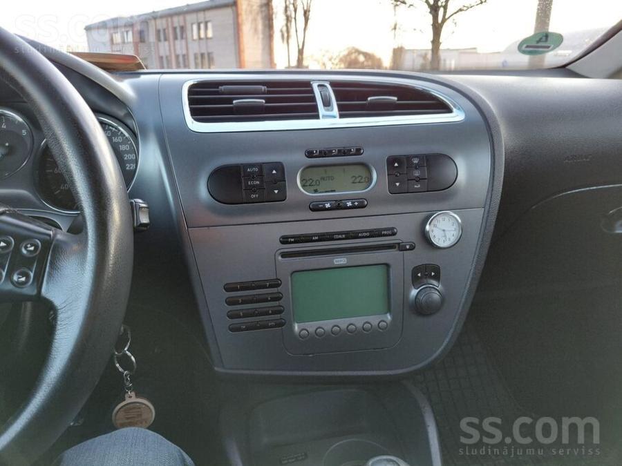 Melns SEAT Leon 2006 Talsi, ar dzinēja tilpumu 1.90 L un nobraukumu 307 tūkst. km par 2200 €, foto 12 vietnē AUTOMOTO.COM.LV