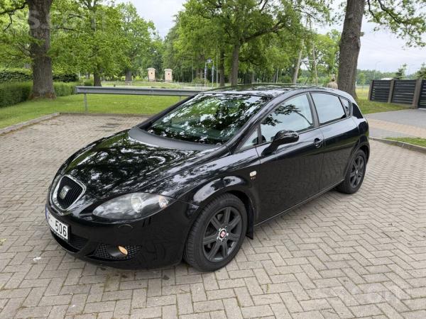 Black SEAT Leon 2007 in Valmiera, with an engine capacity of 1.90 L and mileage of 175 thousand km for 2690 €, photo 7 on AUTOMOTO.COM.LV