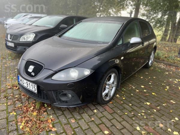 Melns SEAT Leon 2007 Talsi, ar dzinēja tilpumu 2.00 L un nobraukumu 368 tūkst. km par 1999 €, foto 1 vietnē AUTOMOTO.COM.LV
