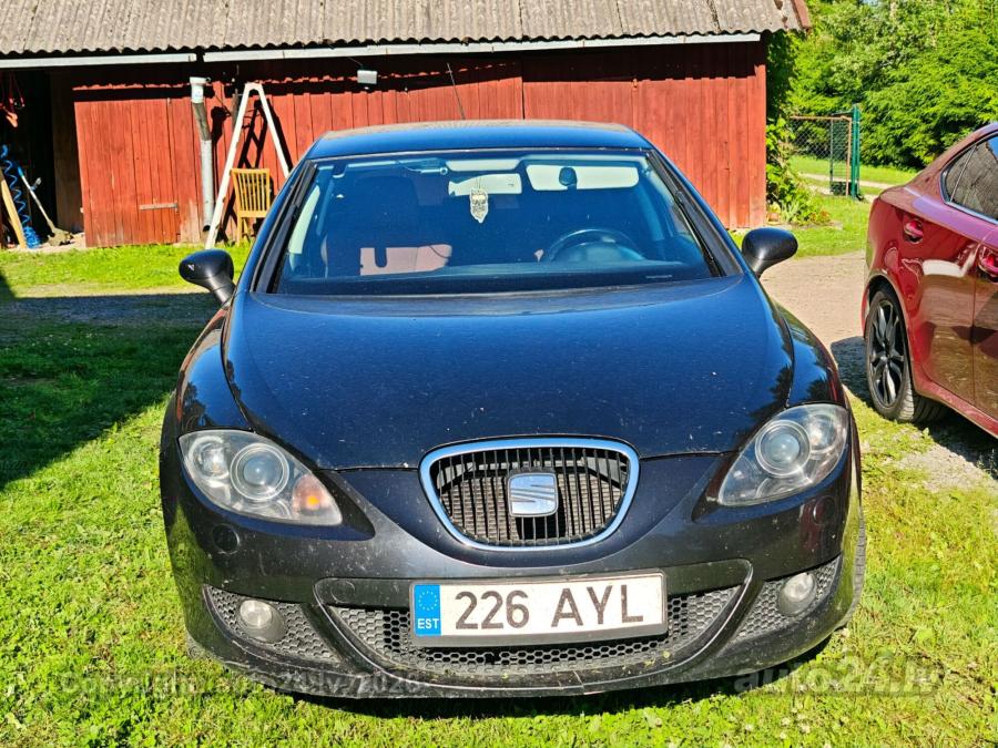 Melns SEAT Leon 2007 Pērnava, ar dzinēja tilpumu 2.00 L un nobraukumu 331 tūkst. km par 1499 €, foto 1 vietnē AUTOMOTO.COM.LV