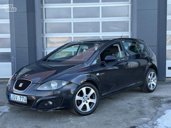 Melns SEAT Leon 2009 Panevēža, ar dzinēja tilpumu 1.90 L un nobraukumu 250 tūkst. km par 1450 €, foto 1 vietnē AUTOMOTO.COM.LV