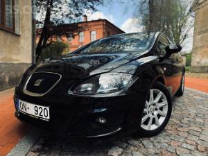Black SEAT Leon 2010 in Cesis, with an engine capacity of 1.40 L and mileage of 0 thousand km for 4250 €, photo 4 on AUTOMOTO.COM.LV