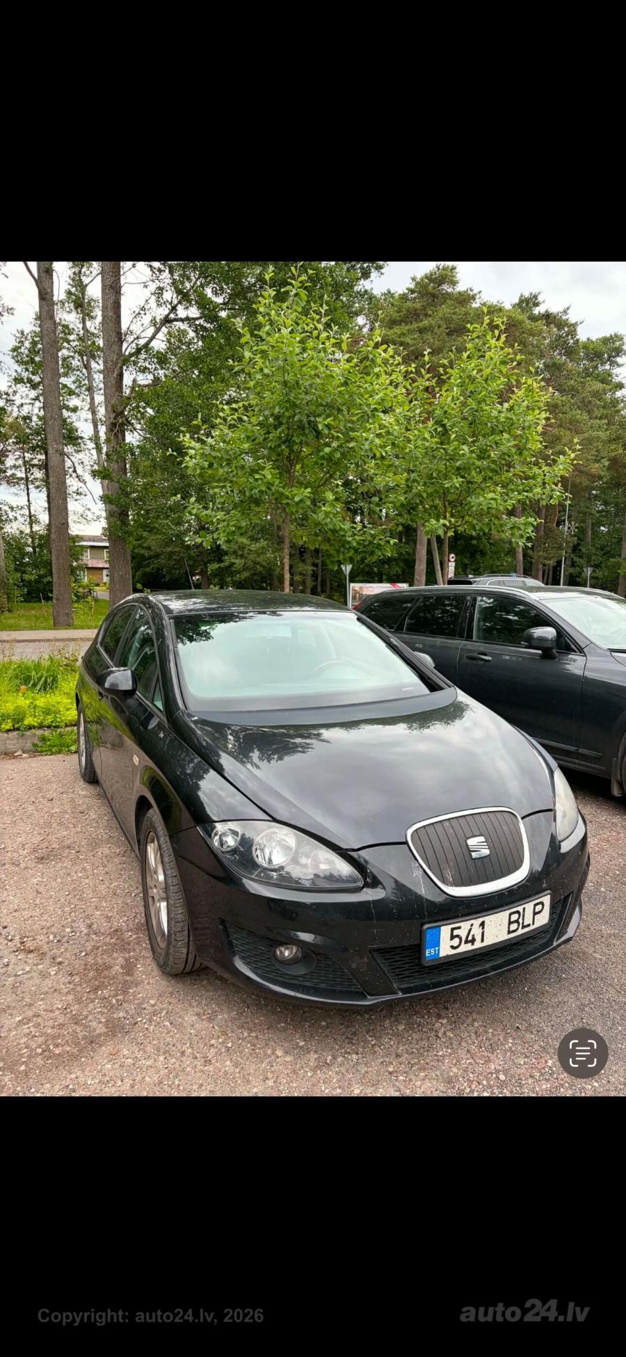 Black SEAT Leon 2011 in Tallinn, with an engine capacity of 1.60 L and mileage of 148 thousand km for 1900 €, photo 1 on AUTOMOTO.COM.LV