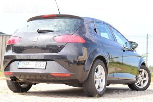 Black SEAT Leon 2011 in Riga, with an engine capacity of 1.40 L and mileage of 180 thousand km for 3750 €, photo 9 on AUTOMOTO.COM.LV