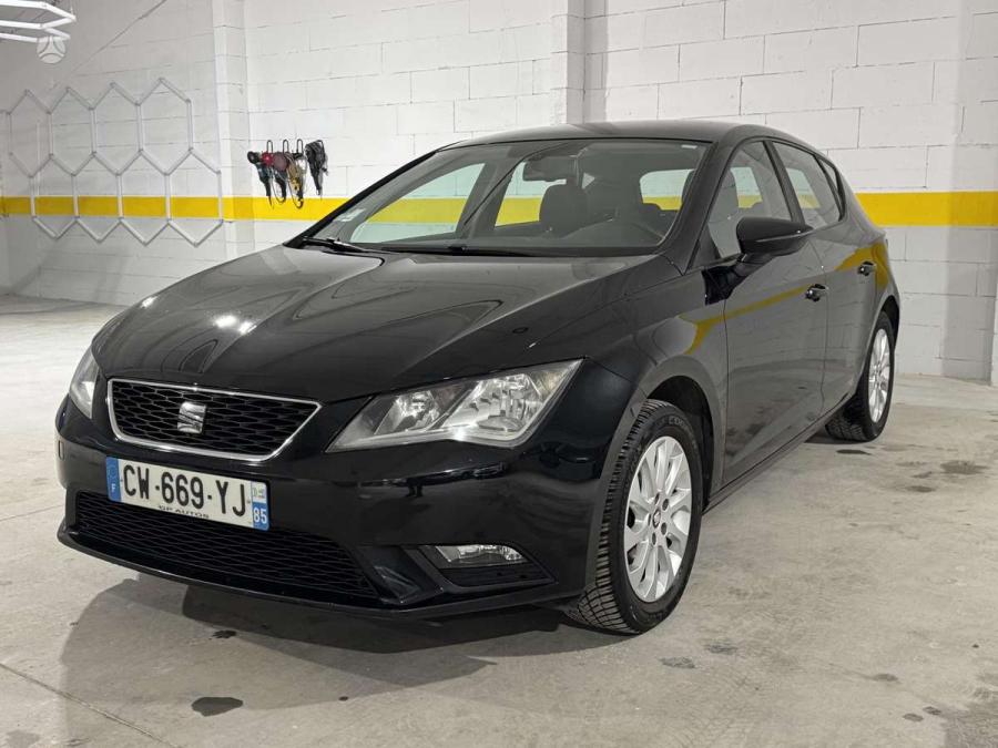Melns SEAT Leon 2013 Kauņa, ar dzinēja tilpumu 1.60 L un nobraukumu 270 tūkst. km par 4250 €, foto 4 vietnē AUTOMOTO.COM.LV