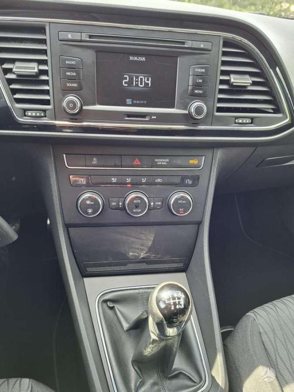 Melns SEAT Leon 2013 Ukmergė, ar dzinēja tilpumu 1.20 L un nobraukumu 211 tūkst. km par 4250 €, foto 7 vietnē AUTOMOTO.COM.LV