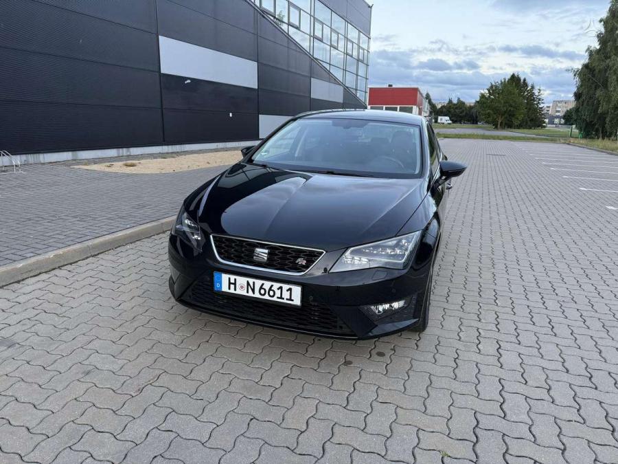 Black SEAT Leon 2014 in Kupiskis, with an engine capacity of 1.97 L and mileage of 142 thousand km for 7700 €, photo 10 on AUTOMOTO.COM.LV