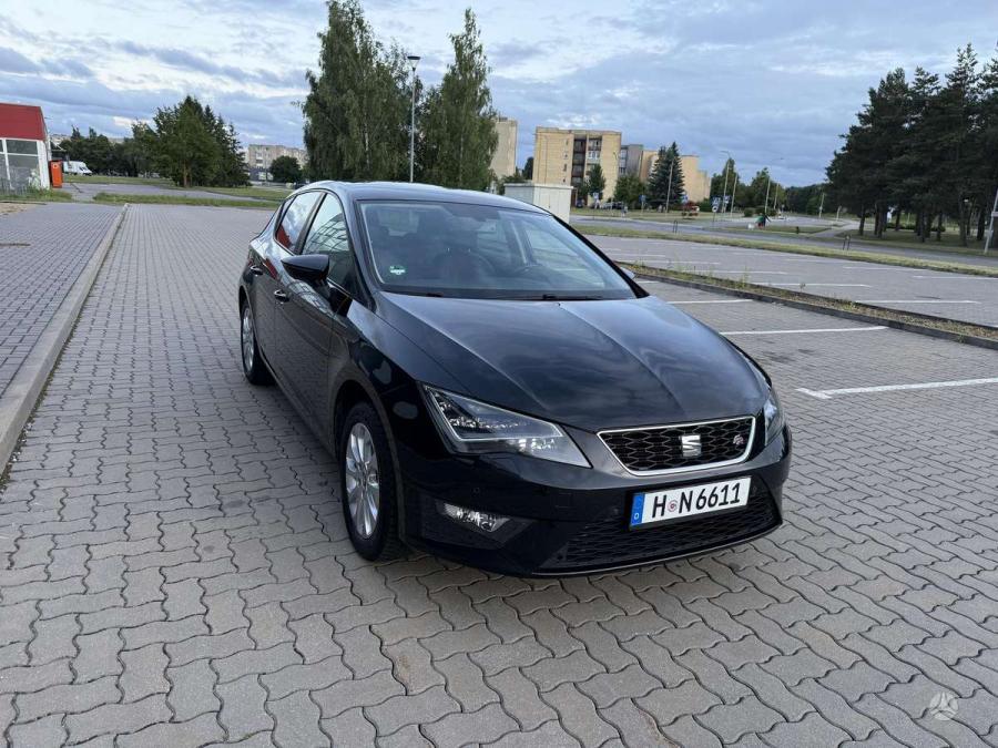 Black SEAT Leon 2014 in Kupiskis, with an engine capacity of 1.97 L and mileage of 142 thousand km for 7700 €, photo 12 on AUTOMOTO.COM.LV