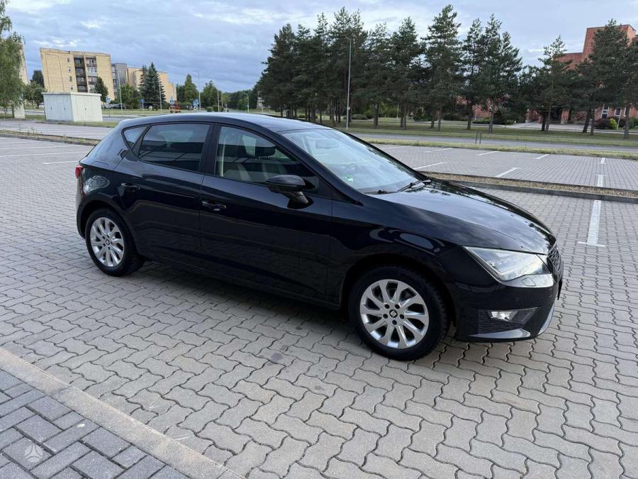 Black SEAT Leon 2014 in Kupiskis, with an engine capacity of 1.97 L and mileage of 142 thousand km for 7700 €, photo 14 on AUTOMOTO.COM.LV