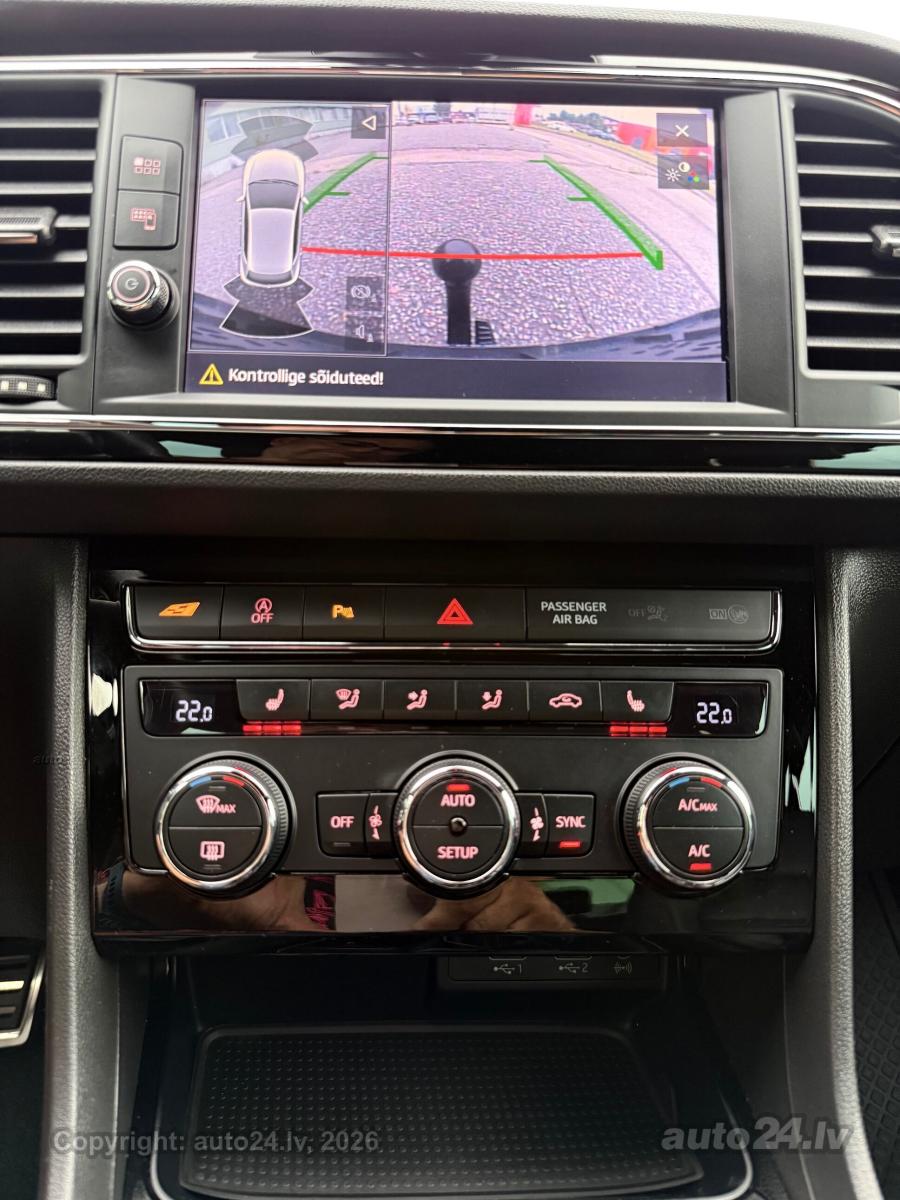Melns SEAT Leon 2018 Tartu, ar dzinēja tilpumu 2.00 L un nobraukumu 218 tūkst. km par 11699 €, foto 13 vietnē AUTOMOTO.COM.LV