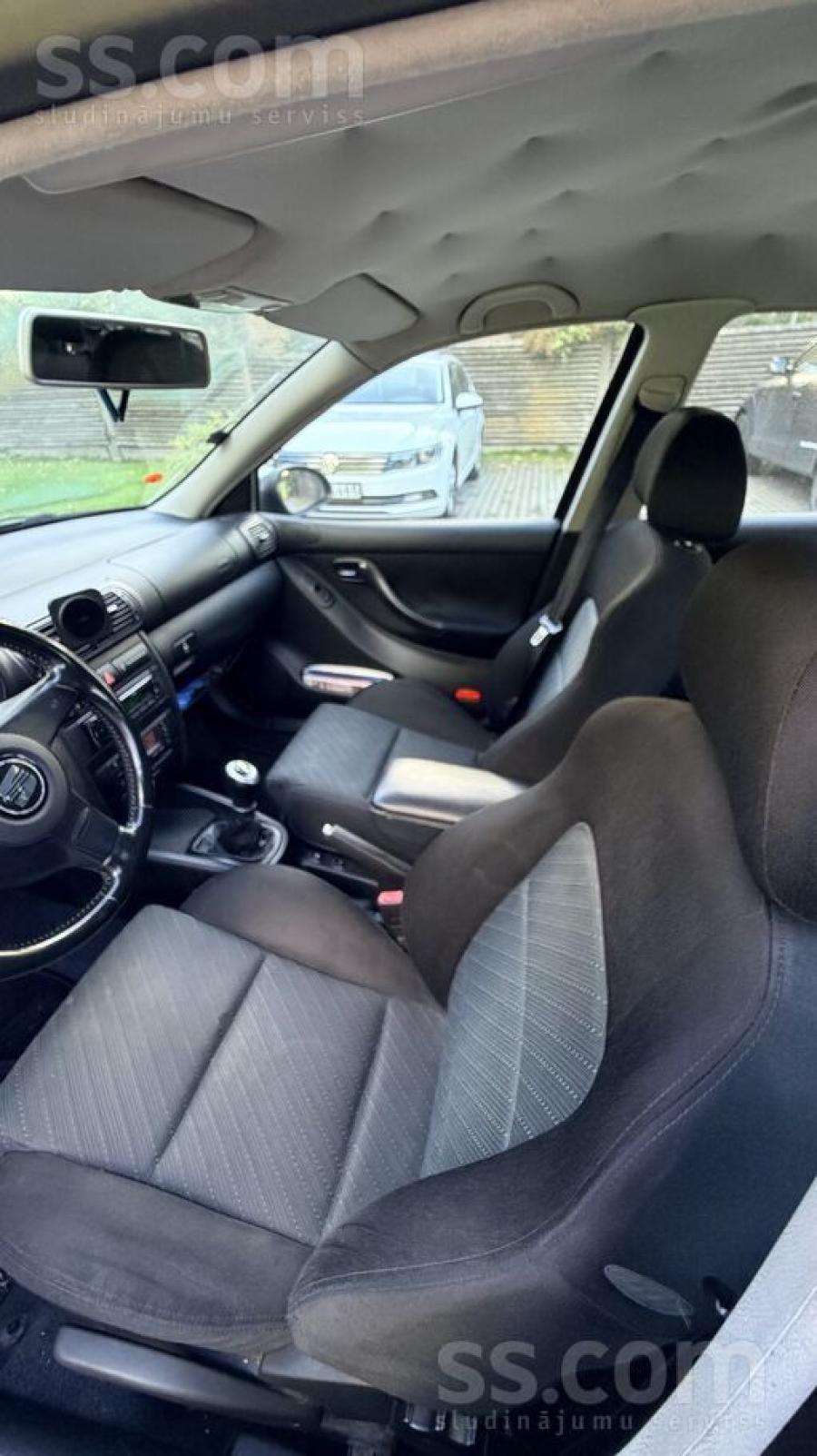 Melns SEAT Leon 2004 Rīga, ar dzinēja tilpumu 1.90 L un nobraukumu 374 tūkst. km par 600 €, foto 17 vietnē AUTOMOTO.COM.LV