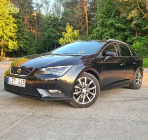 Black SEAT Leon 2014 in Vilnius, with an engine capacity of 1.60 L and mileage of 257 thousand km for 7300 €, photo  on AUTOMOTO.COM.LV