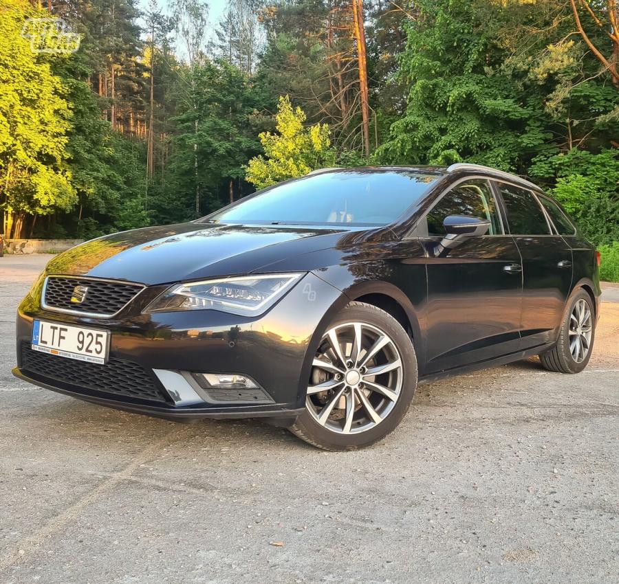 Black SEAT Leon 2014 in Vilnius, with an engine capacity of 1.60 L and mileage of 257 thousand km for 7300 €, photo 1 on AUTOMOTO.COM.LV