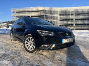 Black SEAT Leon 2014 in Vilnius, with an engine capacity of 1.60 L and mileage of 257 thousand km for 7300 €, photo 2 on AUTOMOTO.COM.LV