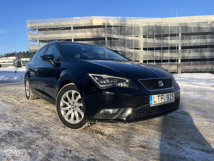 Black SEAT Leon 2014 in Vilnius, with an engine capacity of 1.60 L and mileage of 257 thousand km for 7300 €, photo 2 on AUTOMOTO.COM.LV