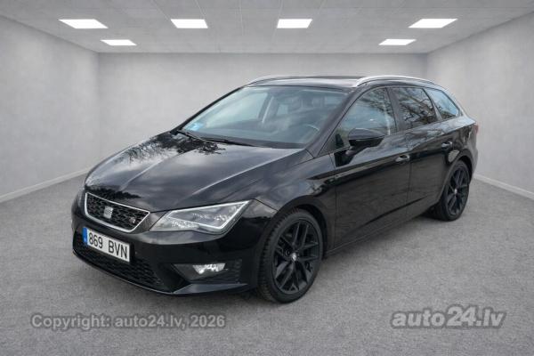 Black SEAT Leon 2014 in Tartu, with an engine capacity of 2.00 L and mileage of 202 thousand km for 8300 €, photo 1 on AUTOMOTO.COM.LV