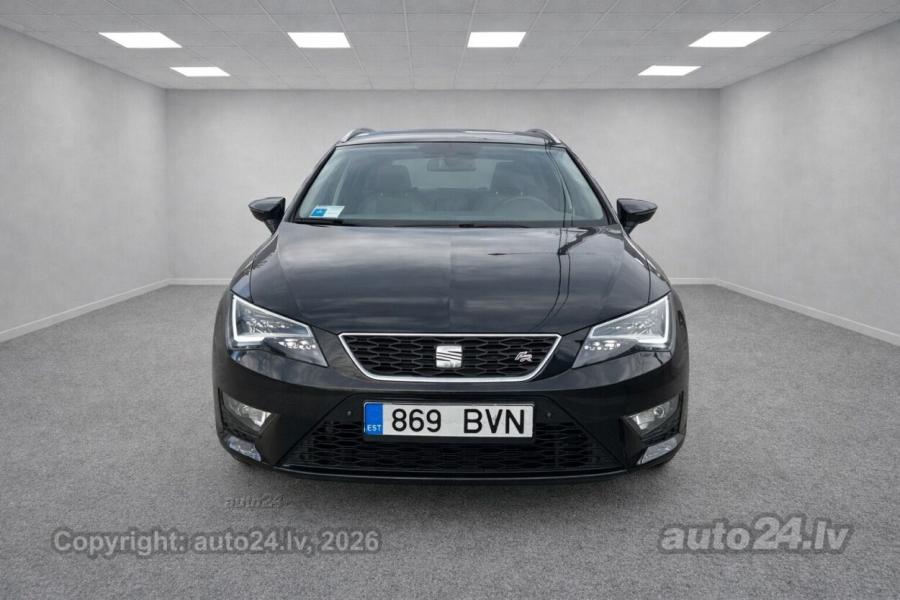Black SEAT Leon 2014 in Tartu, with an engine capacity of 2.00 L and mileage of 202 thousand km for 8300 €, photo 2 on AUTOMOTO.COM.LV