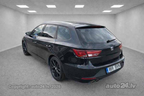 Black SEAT Leon 2014 in Tartu, with an engine capacity of 2.00 L and mileage of 202 thousand km for 8300 €, photo 5 on AUTOMOTO.COM.LV