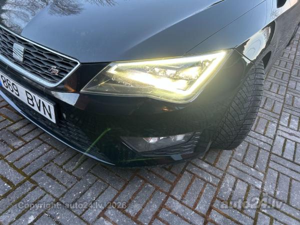 Black SEAT Leon 2014 in Tartu, with an engine capacity of 2.00 L and mileage of 202 thousand km for 8300 €, photo 9 on AUTOMOTO.COM.LV