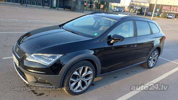 Black SEAT Leon 2014 in Tartu, with an engine capacity of 2.00 L and mileage of 236 thousand km for 8999 €, photo 1 on AUTOMOTO.COM.LV