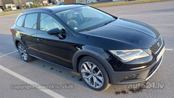 Black SEAT Leon 2014 in Tartu, with an engine capacity of 2.00 L and mileage of 236 thousand km for 8999 €, photo 7 on AUTOMOTO.COM.LV