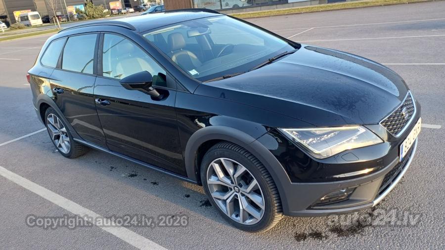 Black SEAT Leon 2014 in Tartu, with an engine capacity of 2.00 L and mileage of 236 thousand km for 8999 €, photo 8 on AUTOMOTO.COM.LV