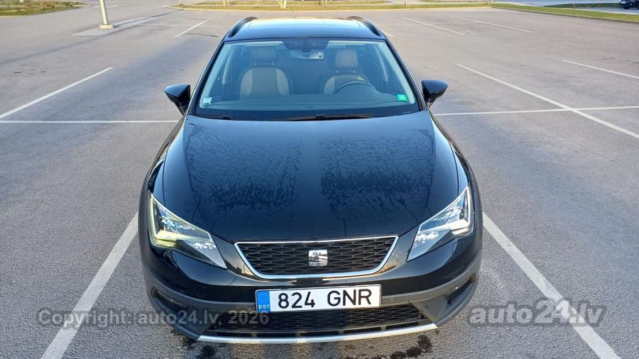 Black SEAT Leon 2014 in Tartu, with an engine capacity of 2.00 L and mileage of 236 thousand km for 8999 €, photo 9 on AUTOMOTO.COM.LV