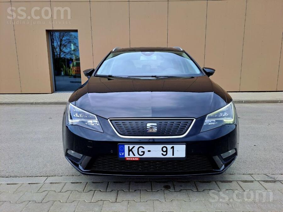 Black SEAT Leon 2014 in Tukums, with an engine capacity of 1.60 L and mileage of 328 thousand km for 4500 €, photo 8 on AUTOMOTO.COM.LV