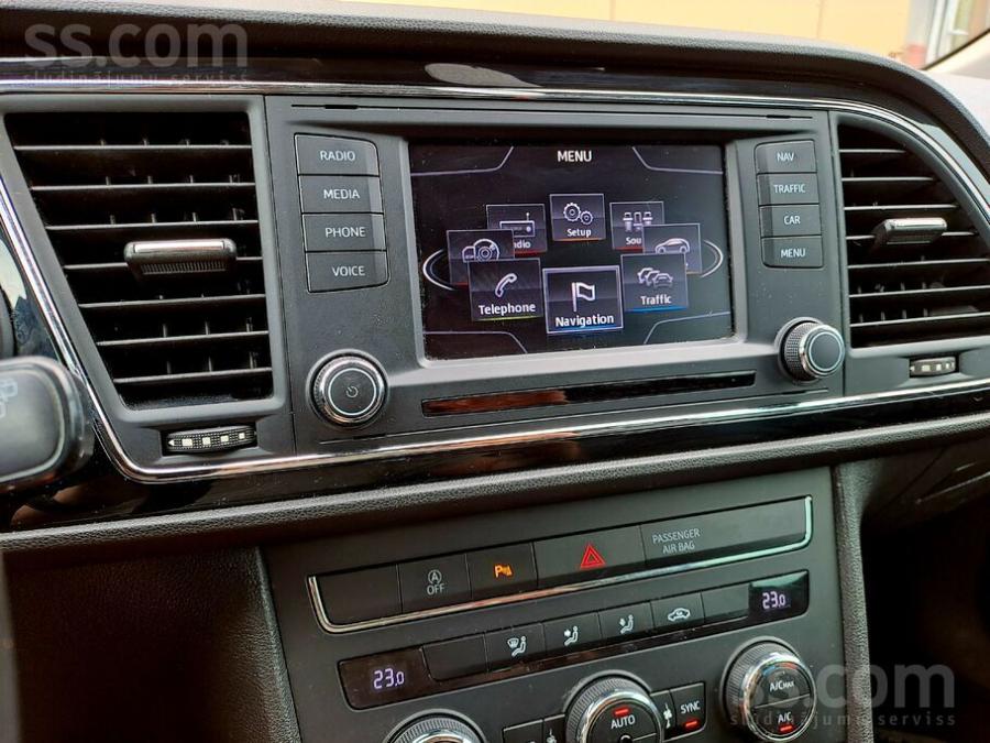 Black SEAT Leon 2014 in Tukums, with an engine capacity of 1.60 L and mileage of 328 thousand km for 4500 €, photo 18 on AUTOMOTO.COM.LV