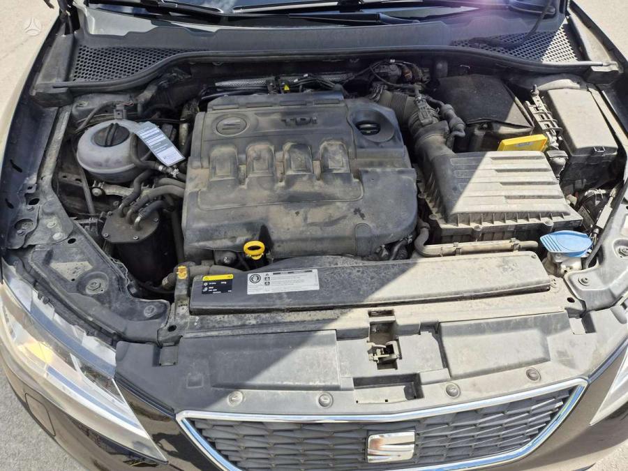 Black SEAT Leon 2014 in Pasvalys, with an engine capacity of 1.60 L and mileage of 286 thousand km for 5200 €, photo 14 on AUTOMOTO.COM.LV