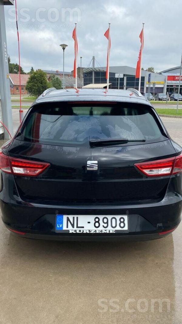 Melns SEAT Leon 2014 Kuldīga, ar dzinēja tilpumu 1.60 L un nobraukumu 30 tūkst. km par 4200 €, foto 1 vietnē AUTOMOTO.COM.LV