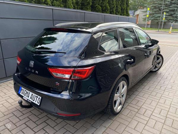 Black SEAT Leon 2014 in Marijampole, with an engine capacity of 1.97 L and mileage of 244 thousand km for 7950 €, photo 4 on AUTOMOTO.COM.LV