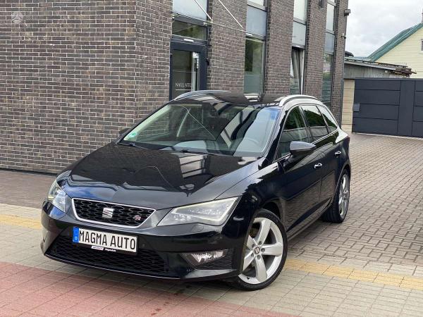 Black SEAT Leon 2014 in Marijampole, with an engine capacity of 1.97 L and mileage of 244 thousand km for 7950 €, photo 8 on AUTOMOTO.COM.LV
