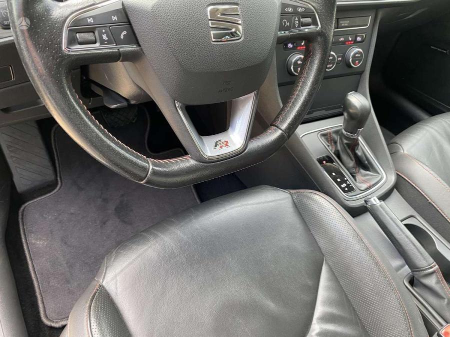 Black SEAT Leon 2014 in Marijampole, with an engine capacity of 1.97 L and mileage of 244 thousand km for 7950 €, photo 24 on AUTOMOTO.COM.LV