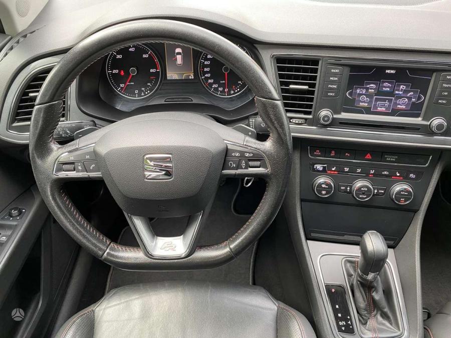 Black SEAT Leon 2014 in Marijampole, with an engine capacity of 1.97 L and mileage of 244 thousand km for 7950 €, photo 35 on AUTOMOTO.COM.LV
