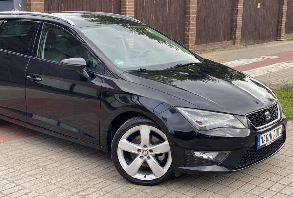 Black SEAT Leon 2014 in Marijampole, with an engine capacity of 1.97 L and mileage of 244 thousand km for 7950 €, photo 9 on AUTOMOTO.COM.LV