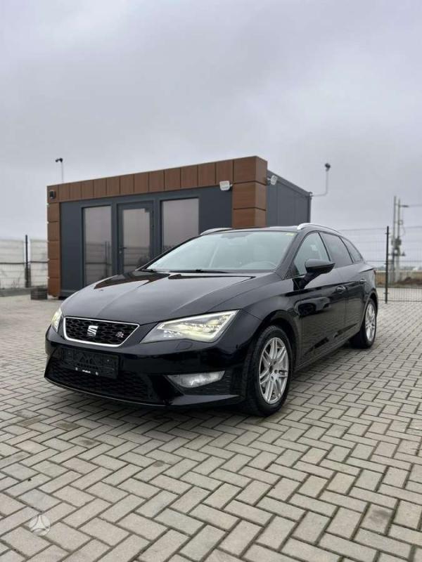 Melns SEAT Leon 2015 Kauņa, ar dzinēja tilpumu 1.97 L un nobraukumu 194 tūkst. km par 8499 €, foto 1 vietnē AUTOMOTO.COM.LV
