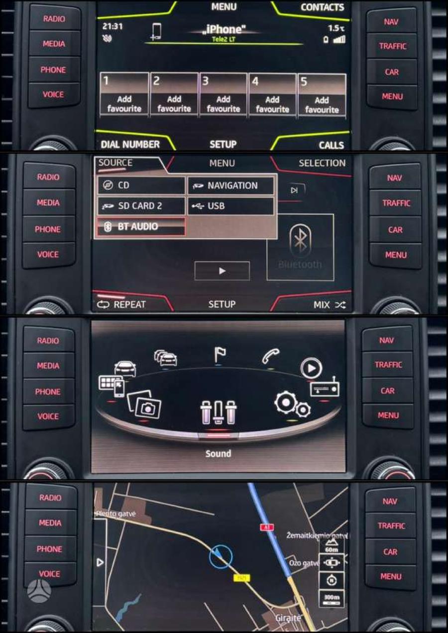 Черный Сеат Леон 2015 в Каунас, объемом двигателя 1.97 л и пробегом 194 тыс. км за 8499 €, фото 17 на AUTOMOTO.COM.LV