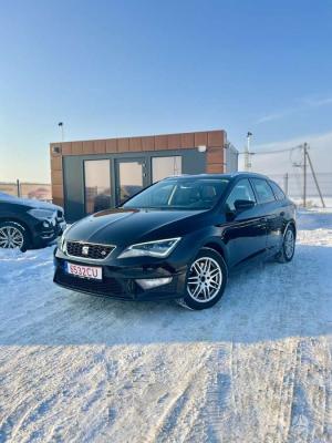 Black SEAT Leon 2015 in Kaunas, with an engine capacity of 1.97 L and mileage of 192 thousand km for 8999 €, photo  on AUTOMOTO.COM.LV