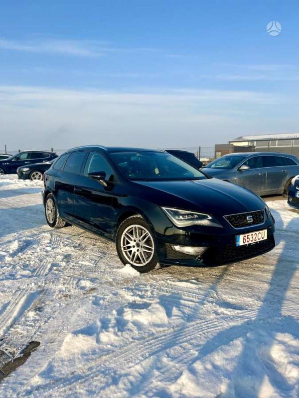 Melns SEAT Leon 2015 Kauņa, ar dzinēja tilpumu 1.97 L un nobraukumu 192 tūkst. km par 8999 €, foto 3 vietnē AUTOMOTO.COM.LV